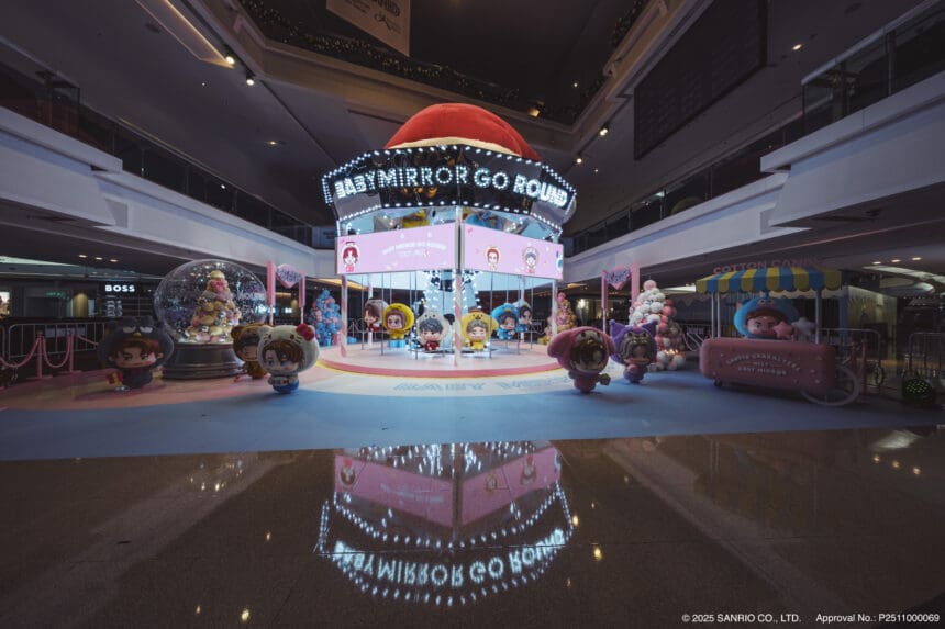 BABY MIRROR GO ROUND 聖誕嘉年華，聯乘 Sanrio 免費打卡 plus 獨家商品及禮遇… | KONGGOK 港角
